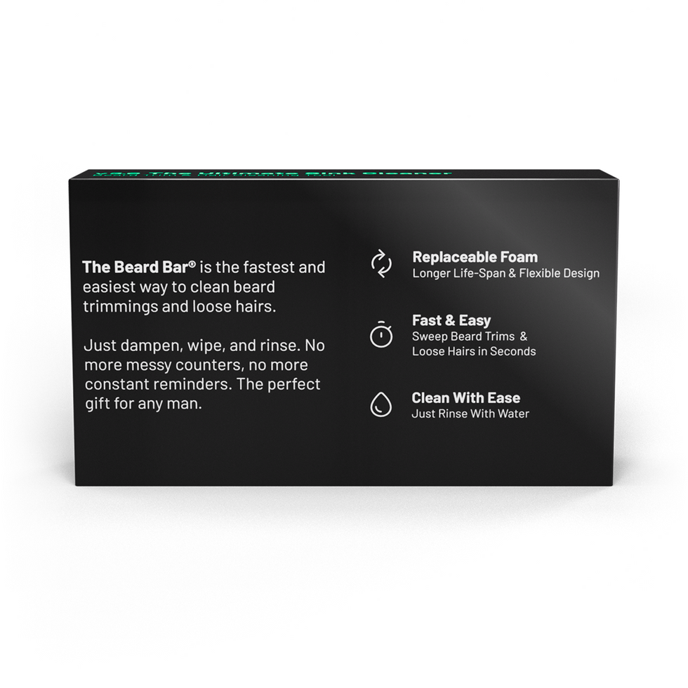 Mat's Beard Bar® - The Ultimate Beard Trimmings Cleaning Tool